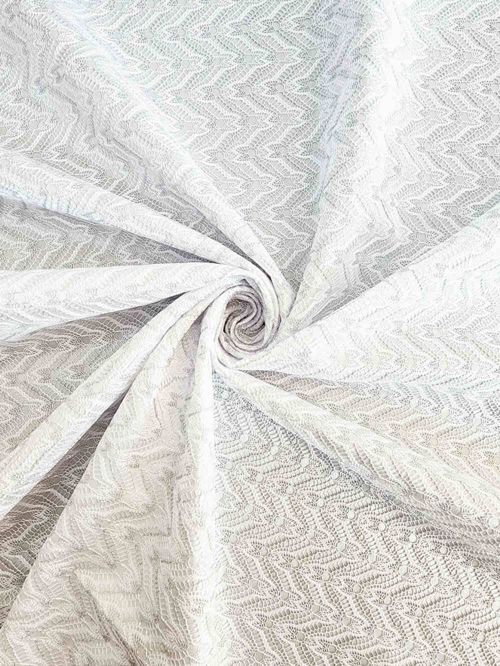 Bonded Lace – White | Curtain Dream