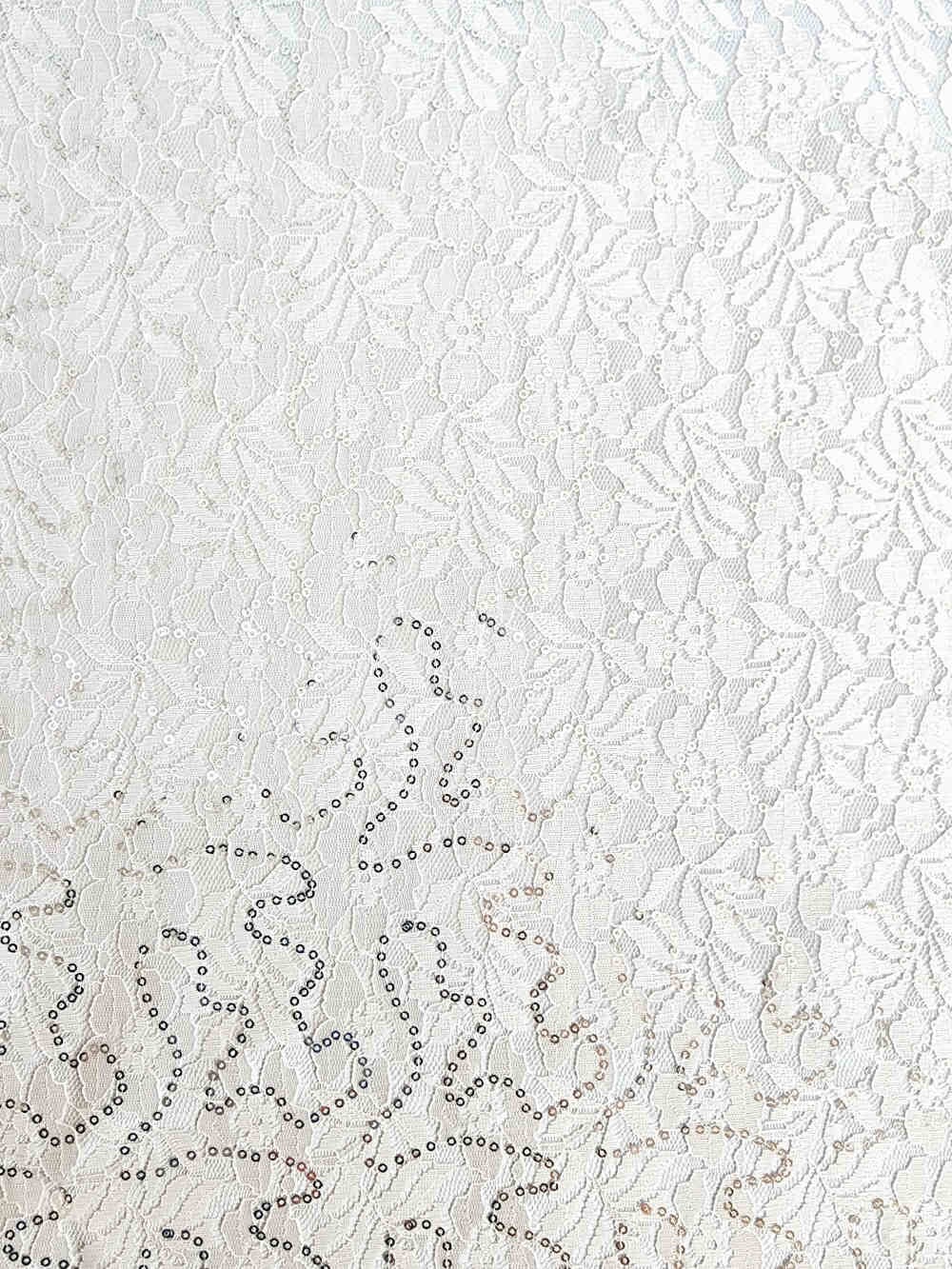 Bonded Lace – White | Curtain Dream