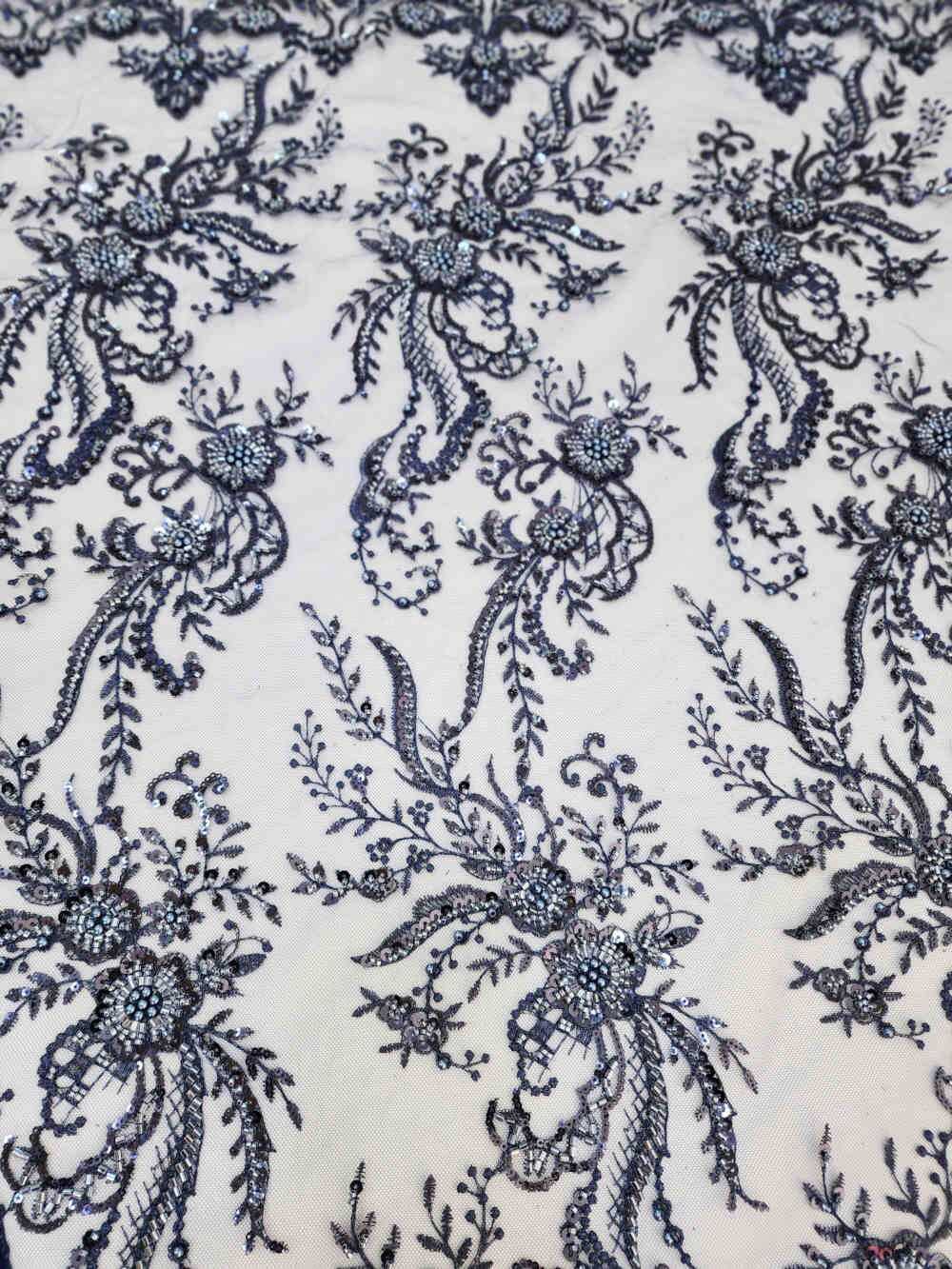 Embroidered Tulle (Jh22-46) – Blue | Curtain Dream