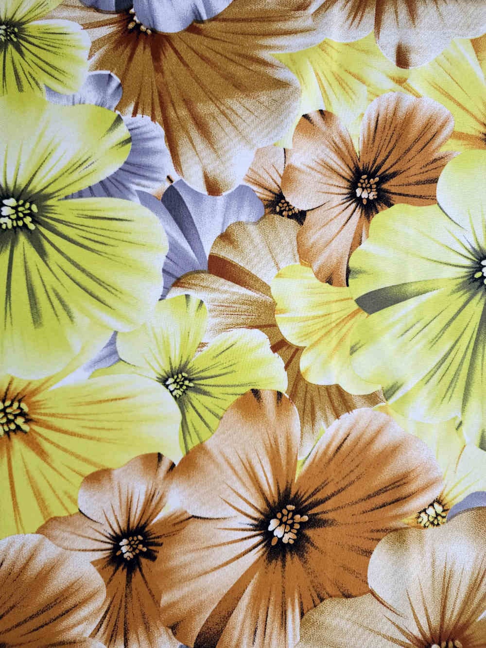 Printed Mini-Matt – Floral – Yellow | Curtain Dream