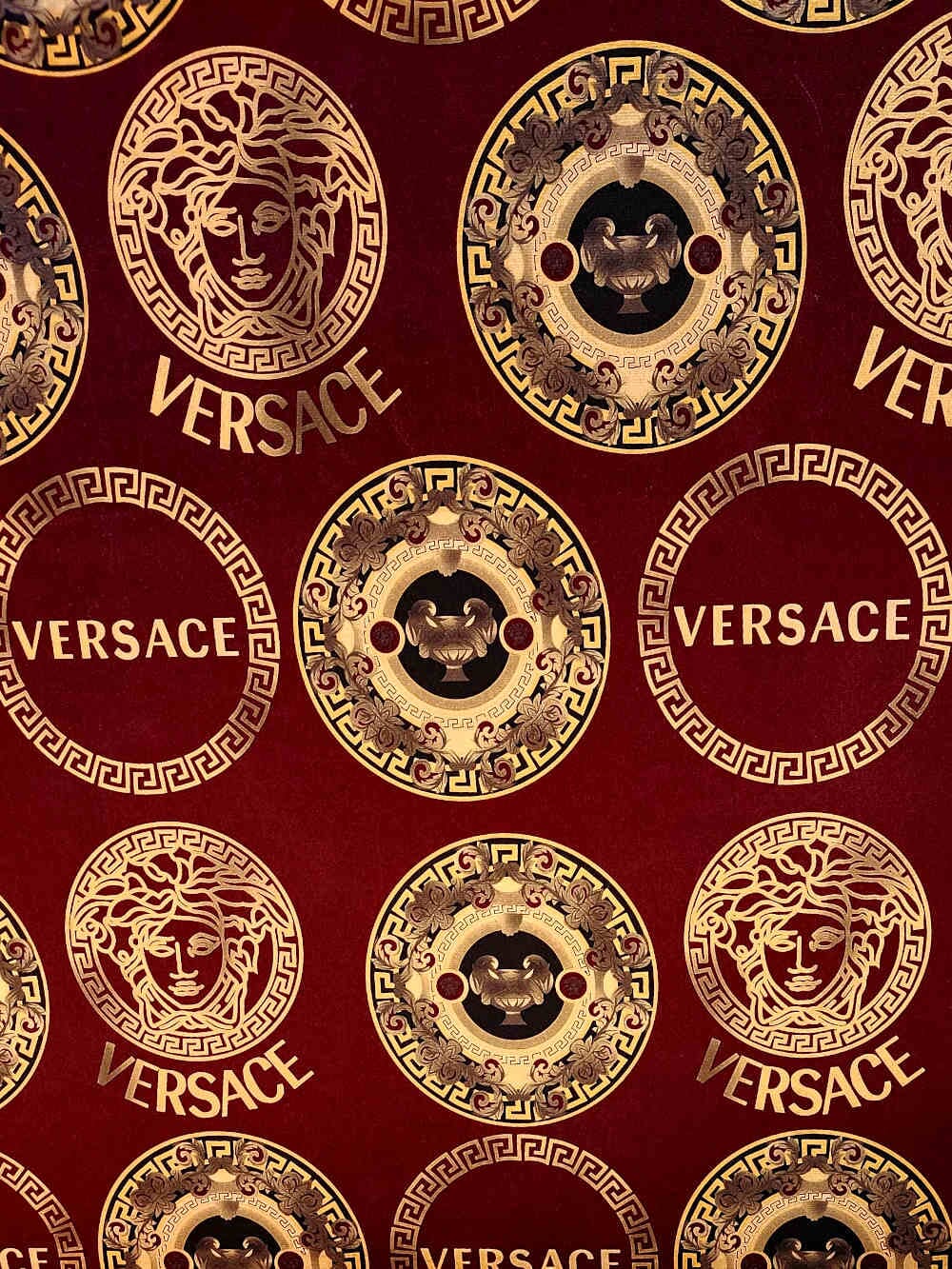 Printed Velvet – Versace – Plum | Curtain Dream