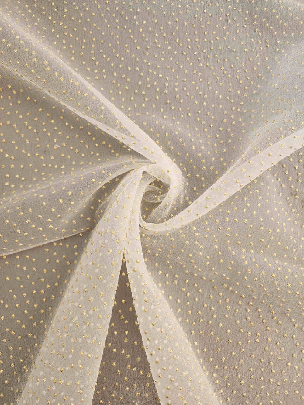 Organdy Satin – Dew Drop – Ivory | Curtain Dream