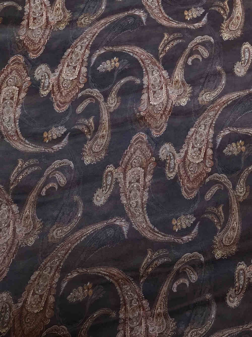 Printed Organdy Satin | Curtain Dream