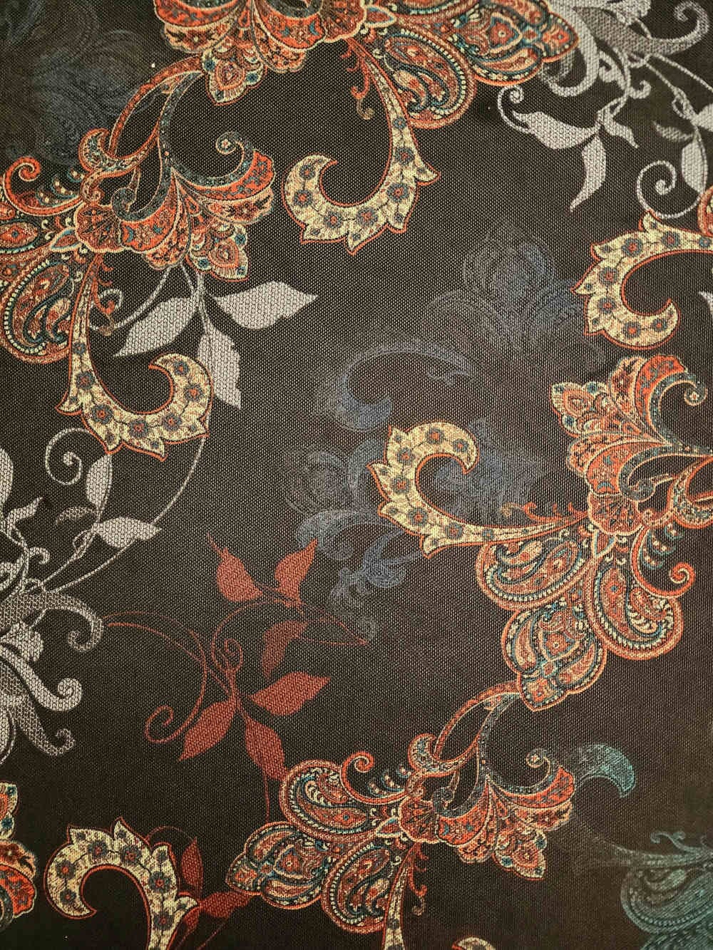 Printed Power Mesh – Abstract – Multi-Colored | Curtain Dream