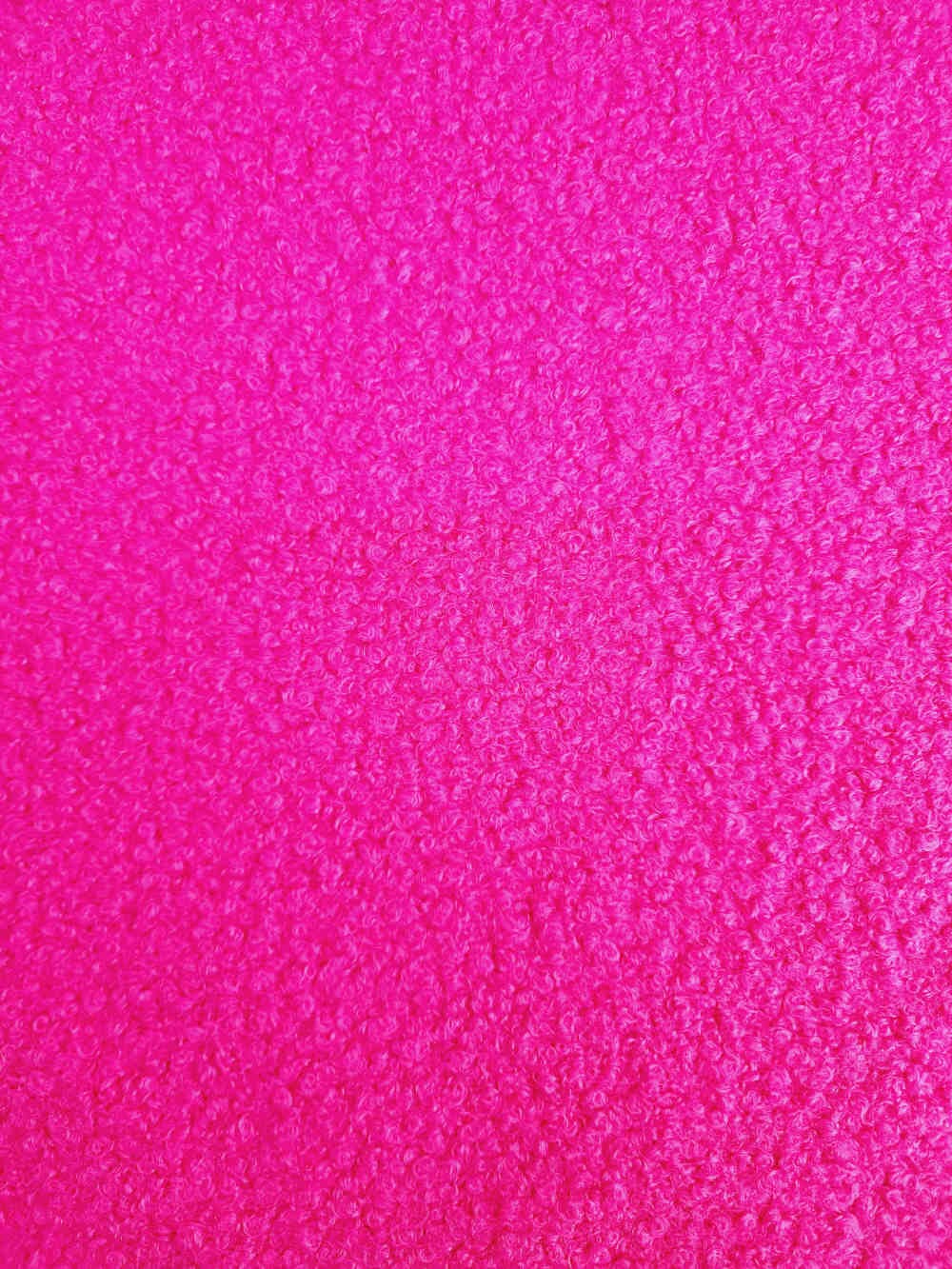 Melton Sherpa – Cerise Pink | Curtain Dream