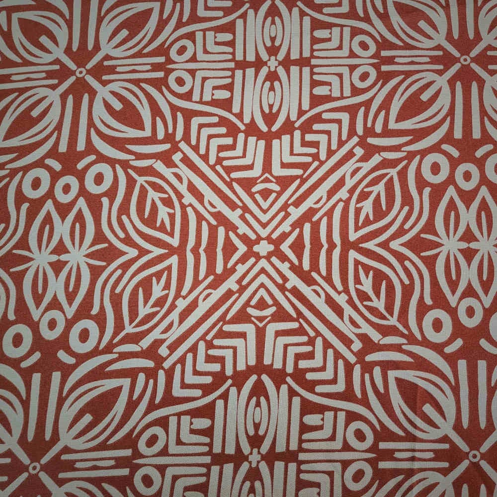 Printed Mini-Matt – Rust – Abstract | Curtain Dream