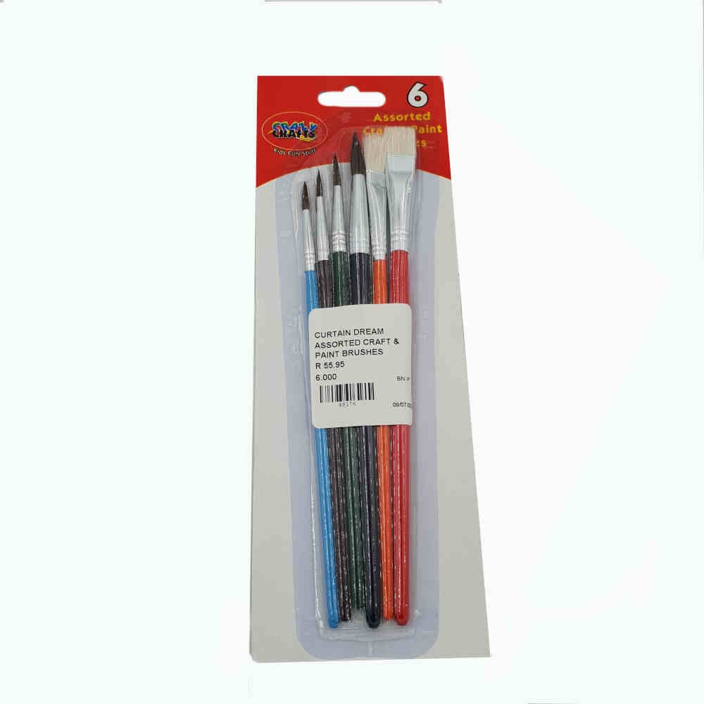 Assorted Craft & Paint Brushes | Curtain Dream