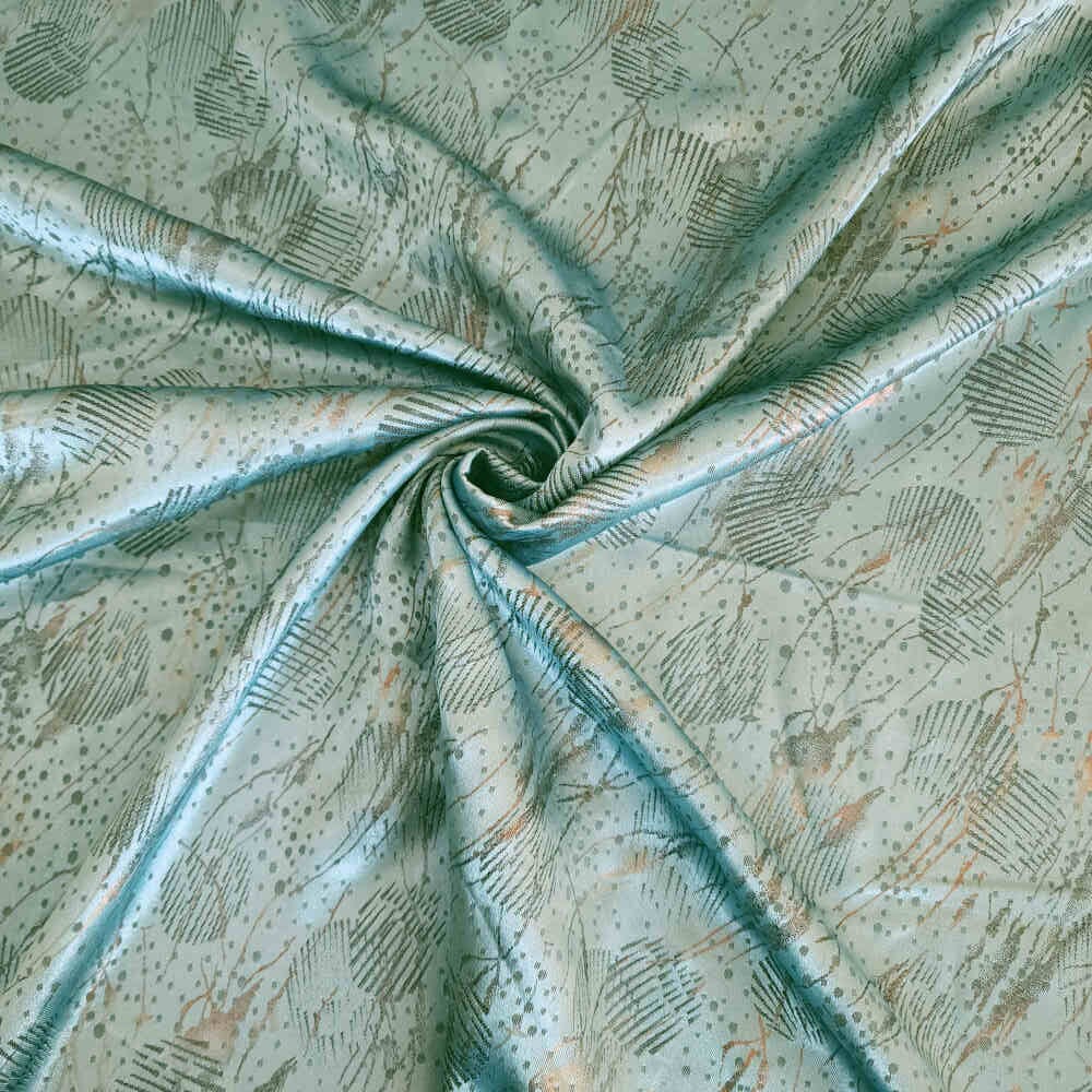 Woven Lurex Silk – Blue | Curtain Dream