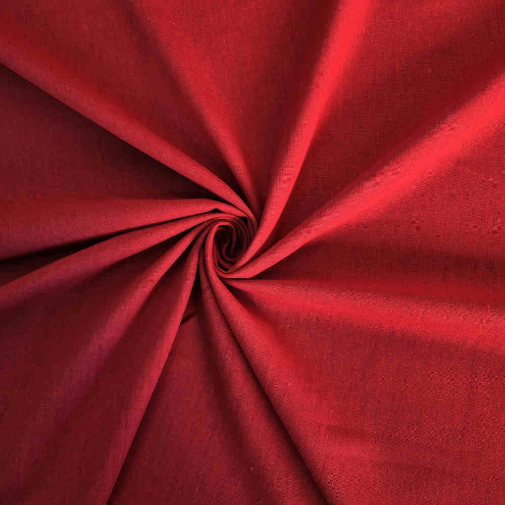 Bershka Linen Look – Maroon | Curtain Dream