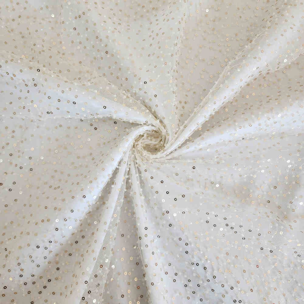 Lra Sequins Tulle – Cream | Curtain Dream