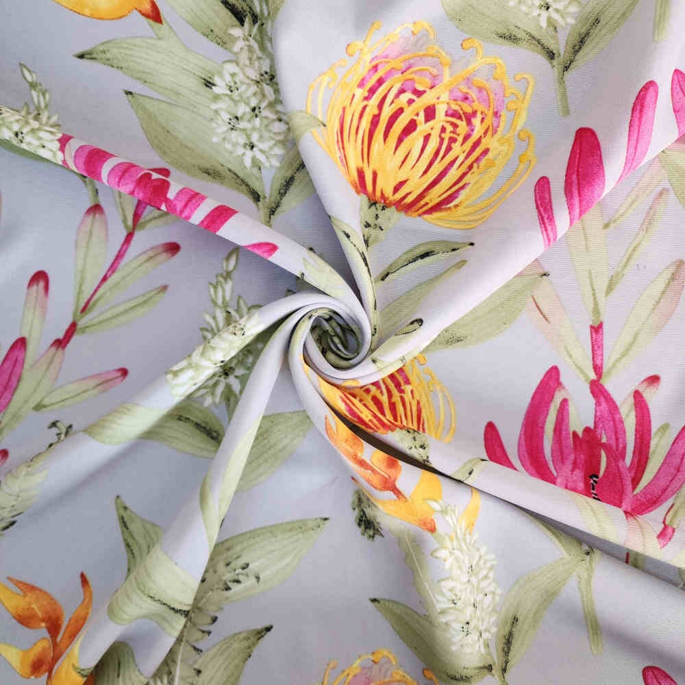 Printed Mini-Matt – Aloe – Grey | Curtain Dream