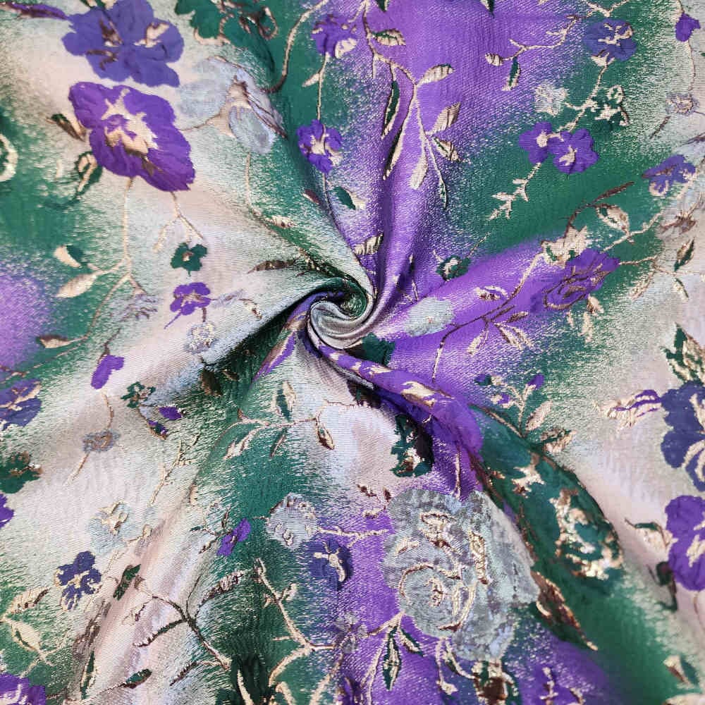 Brocade Floral – Purple | Curtain Dream