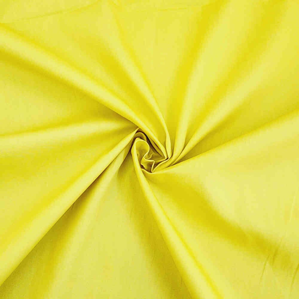 Cotton Poplin Spandex – Sulphur Yellow | Curtain Dream