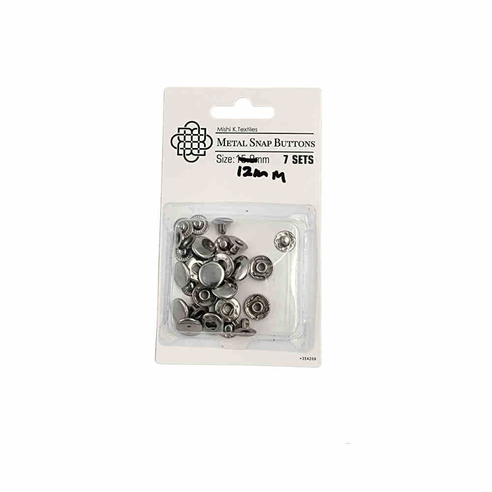 Snap Fasteners – Silver | Curtain Dream