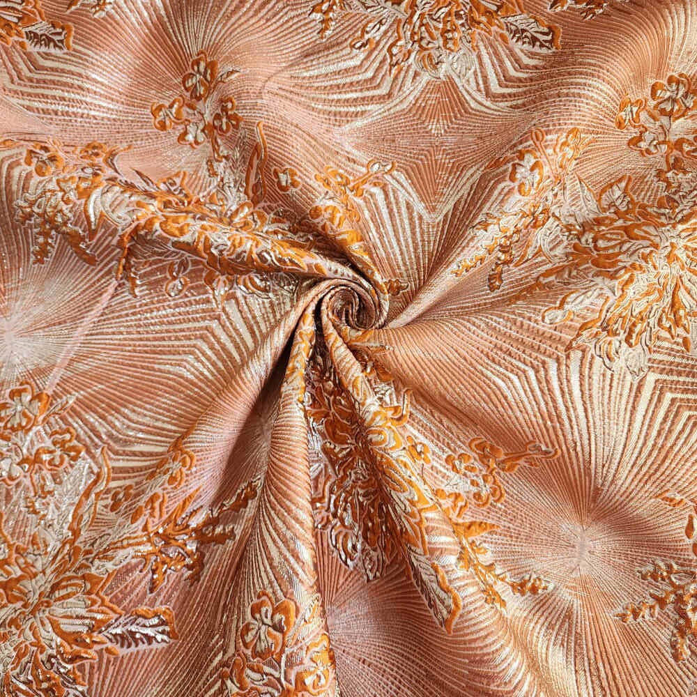 Brocade (15975) – Orange | Curtain Dream