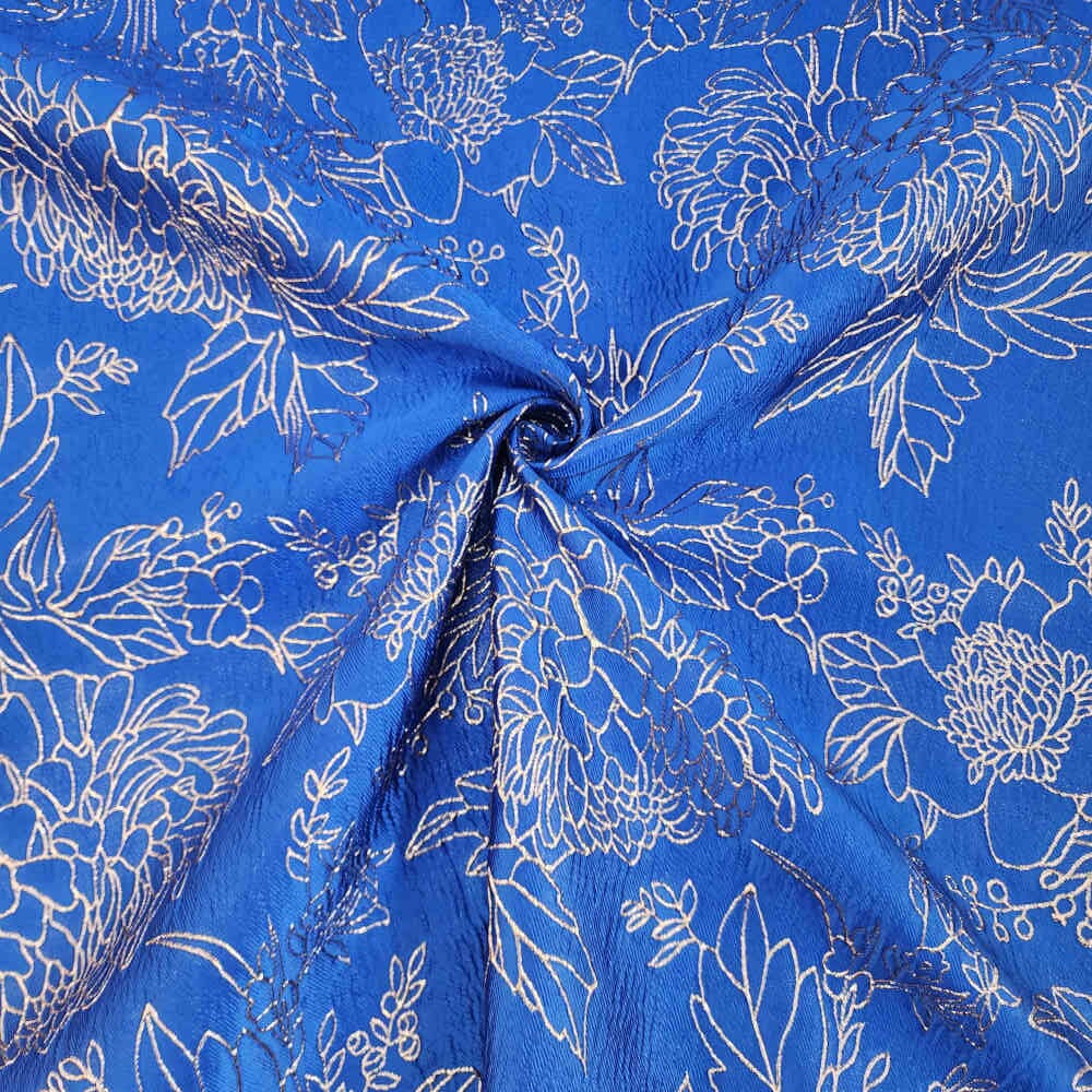 Brocade Luxe – Royal Blue | Curtain Dream