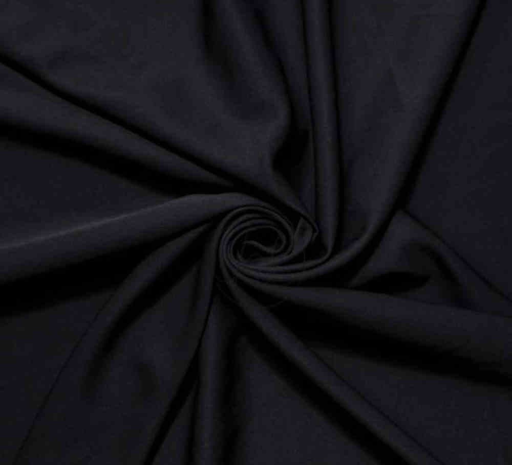Plain Barbie Crepe – Black | Curtain Dream
