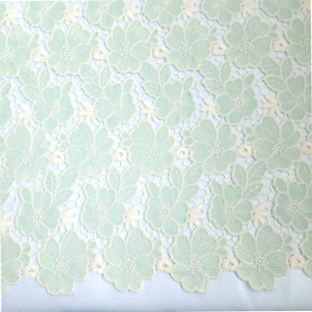 Cotton Madeira Lace – Mint | Curtain Dream