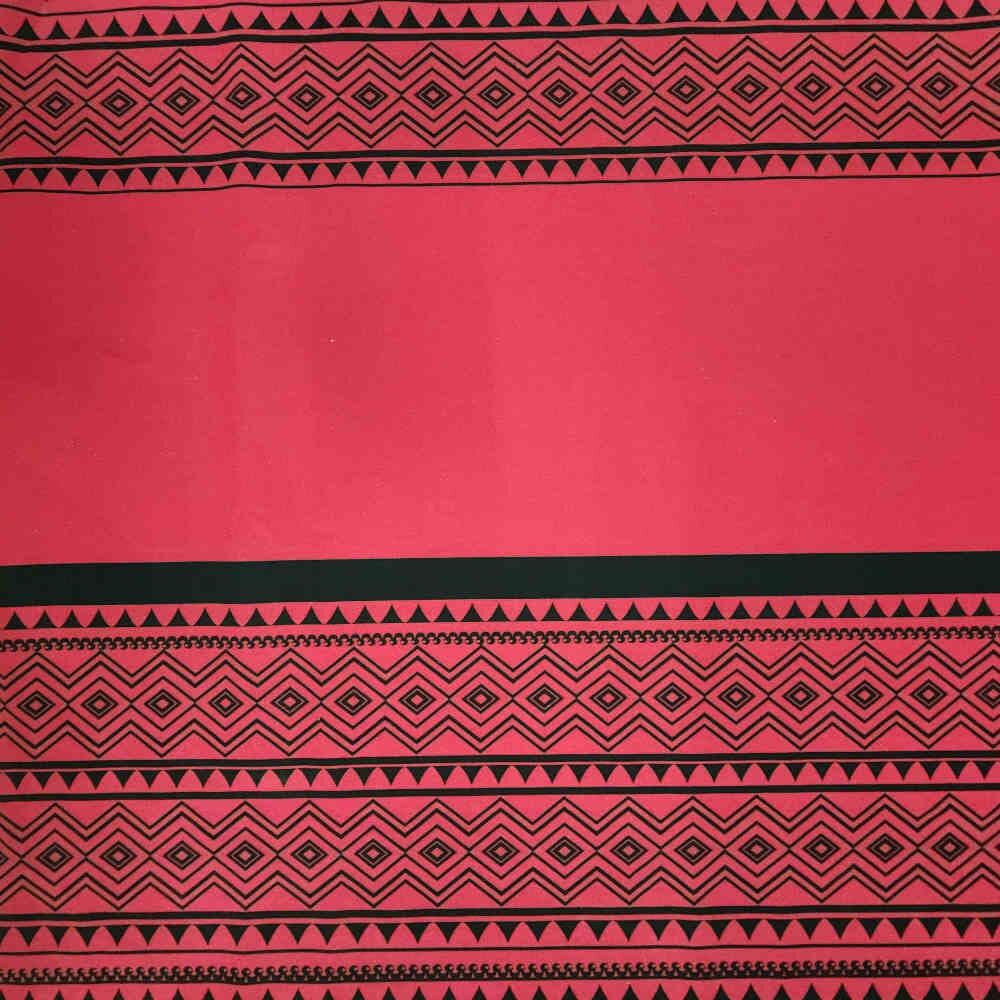 Traditional Xhosa Cotton – Red | Curtain Dream