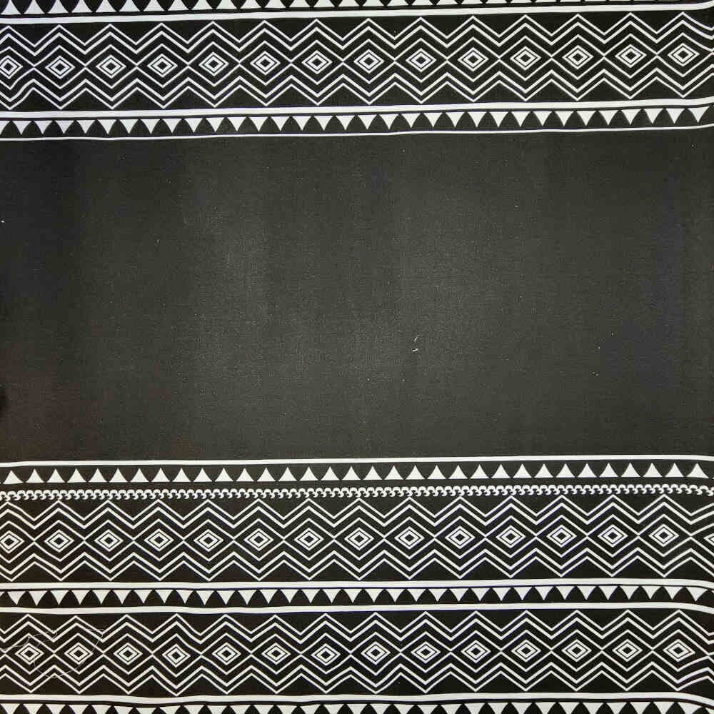 Traditional Xhosa Cotton – Black | Curtain Dream