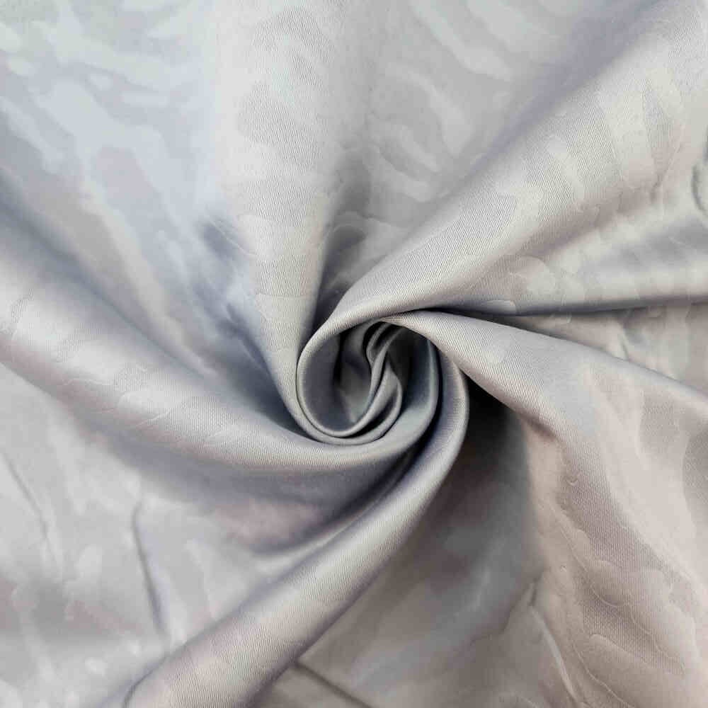 Embossed Duchess Satin – Light Grey | Curtain Dream