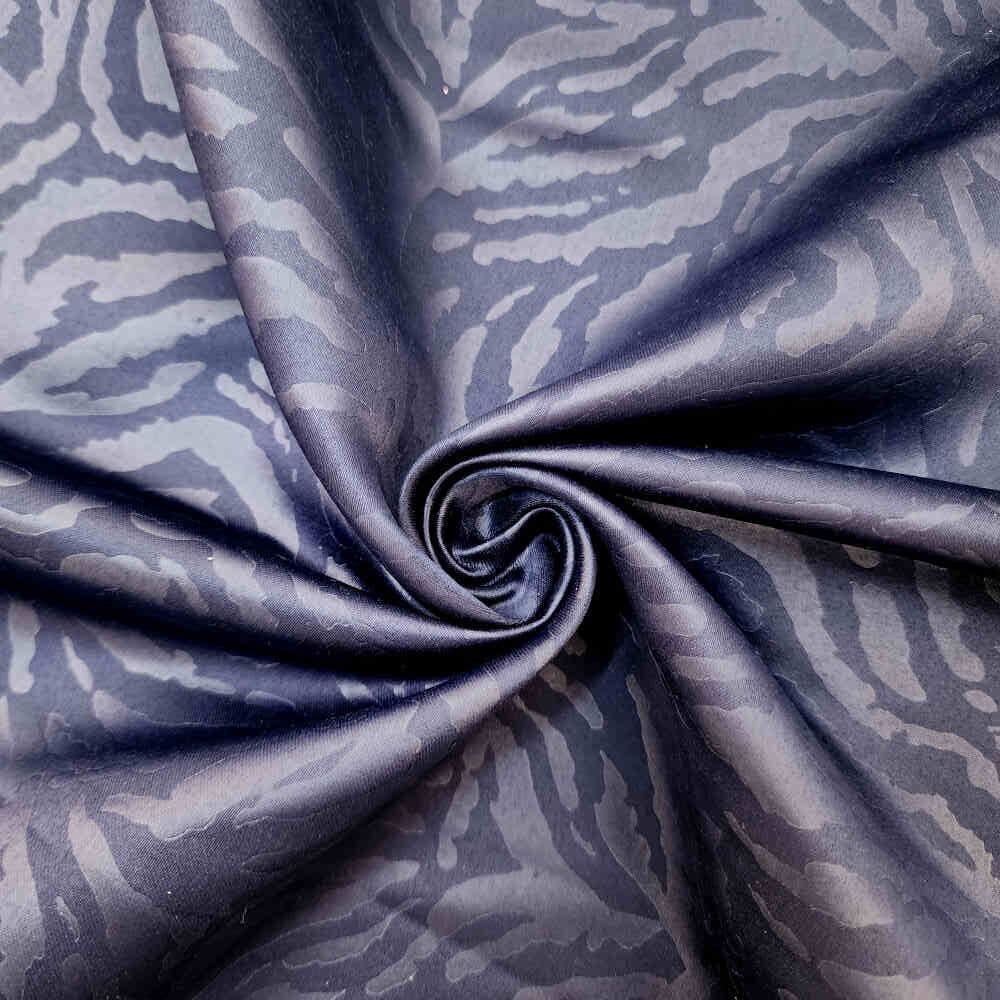 Embossed Duchess Satin – Navy Blue | Curtain Dream