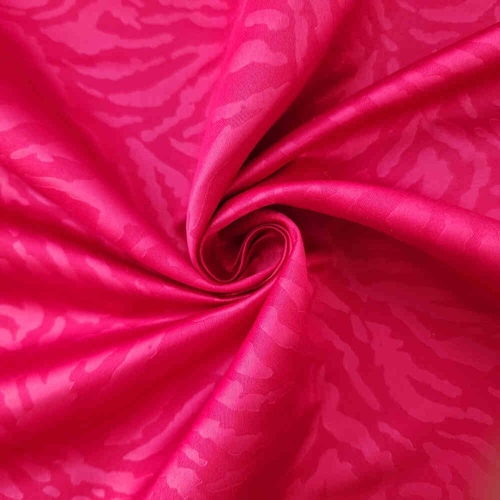Embossed Duchess Satin – Ox Red | Curtain Dream