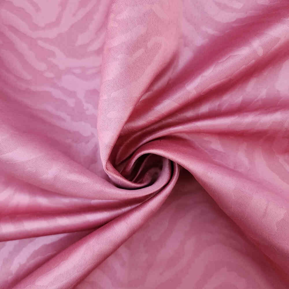 Embossed Duchess Satin – Salmon | Curtain Dream