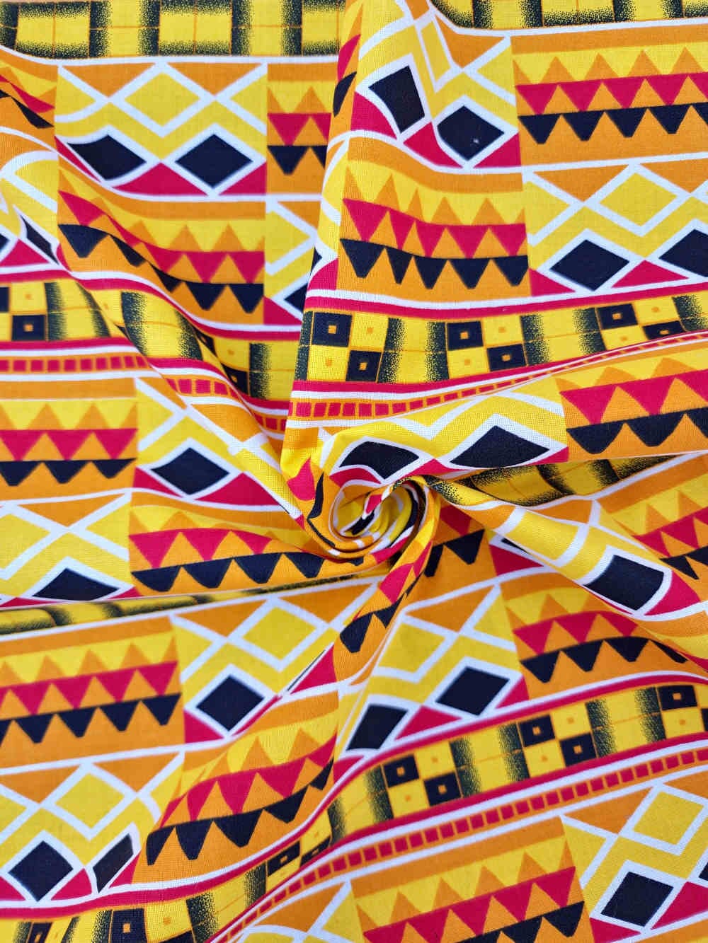 Ashanti Blue Diamond – Orange | Curtain Dream