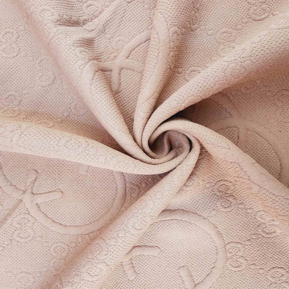 Embossed Designer Knit – Dusty Pink | Curtain Dream