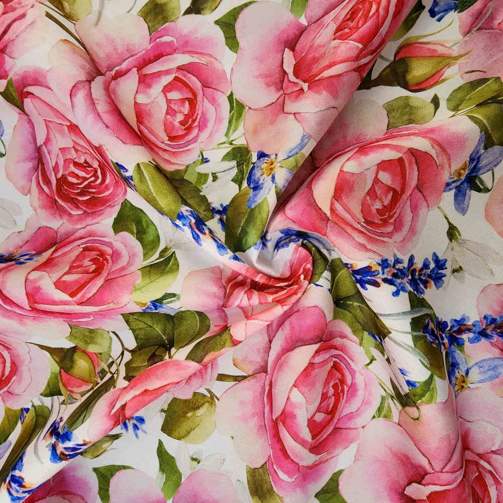 Printed Mini-Matt – Rose – Pink | Curtain Dream