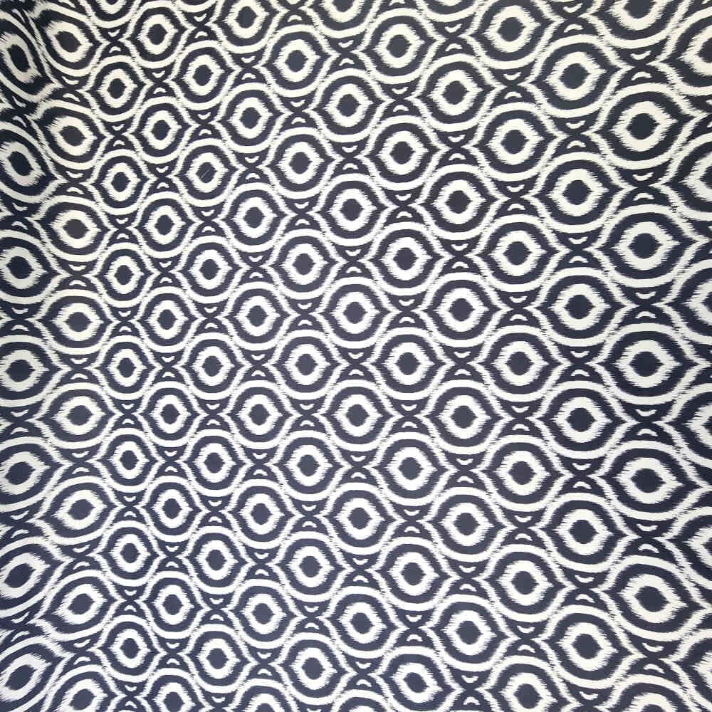 Printed Mini-Matt – Olga – Black & White | Curtain Dream