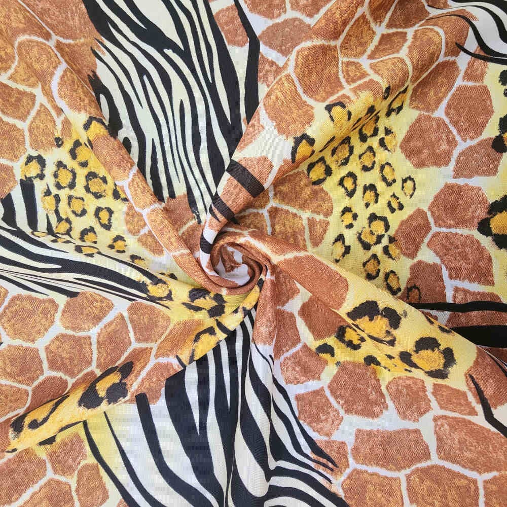 Printed Mini-Matt – Natural – Rust | Curtain Dream