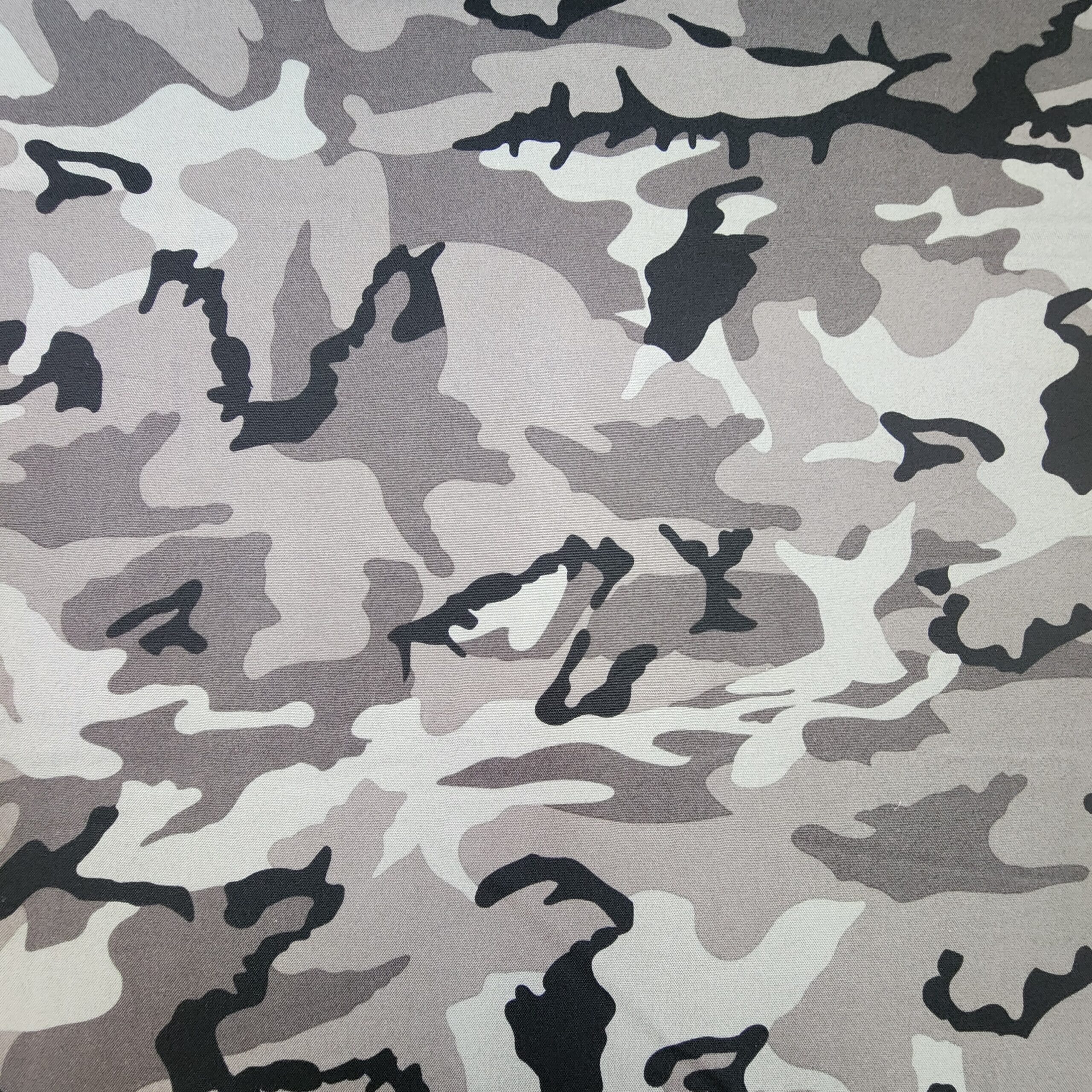 Printed Mini Matt – Camouflage – Grey | Curtain Dream