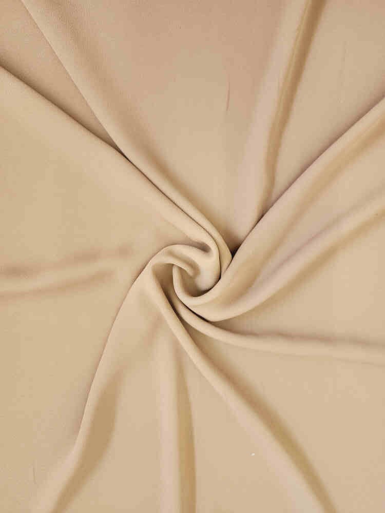 Double Milk Georgette – Chestnut | Curtain Dream