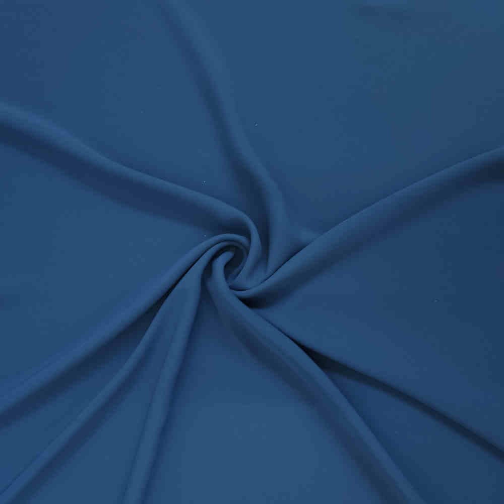 Double Milk Georgette – Blue Stone | Curtain Dream