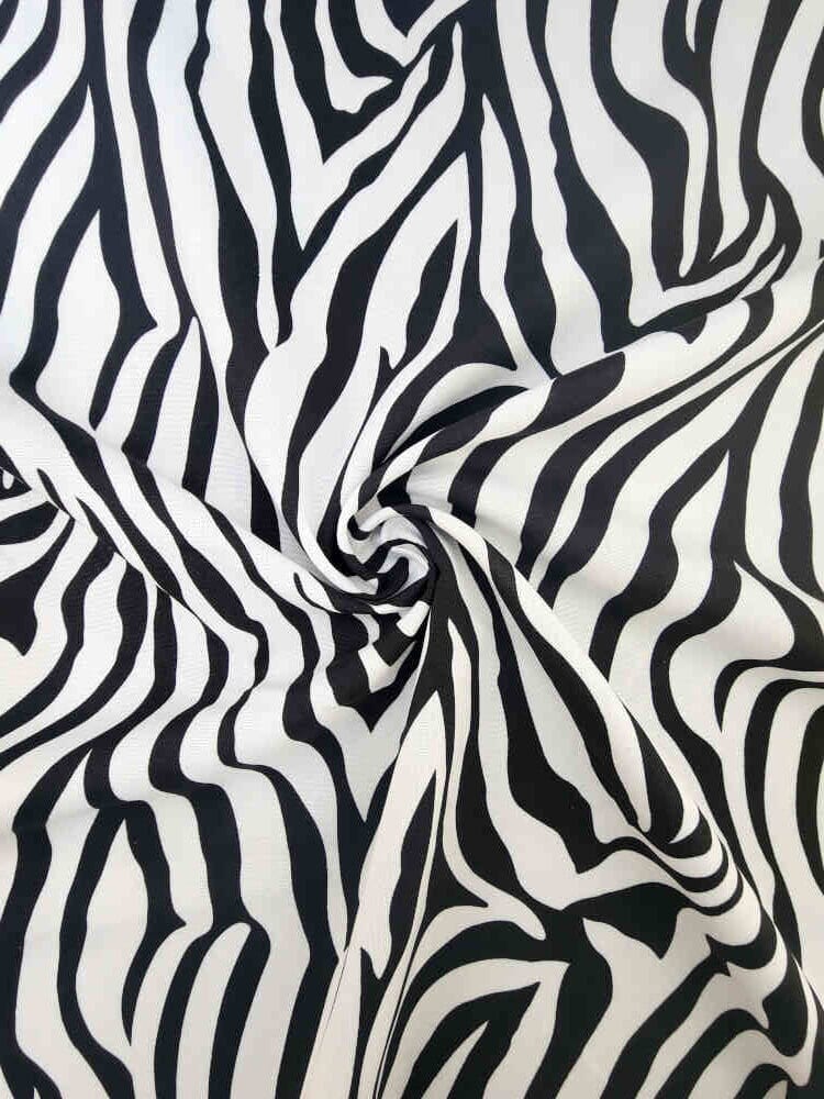 Printed Mini Matt – Zbra – Black | Curtain Dream