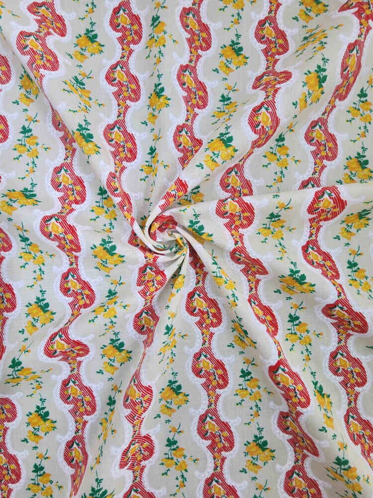 Printed Poly Cotton – Floral | Curtain Dream