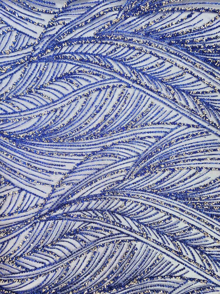 Two Tone Metallic Tulle D#5 – Royal Blue | Curtain Dream