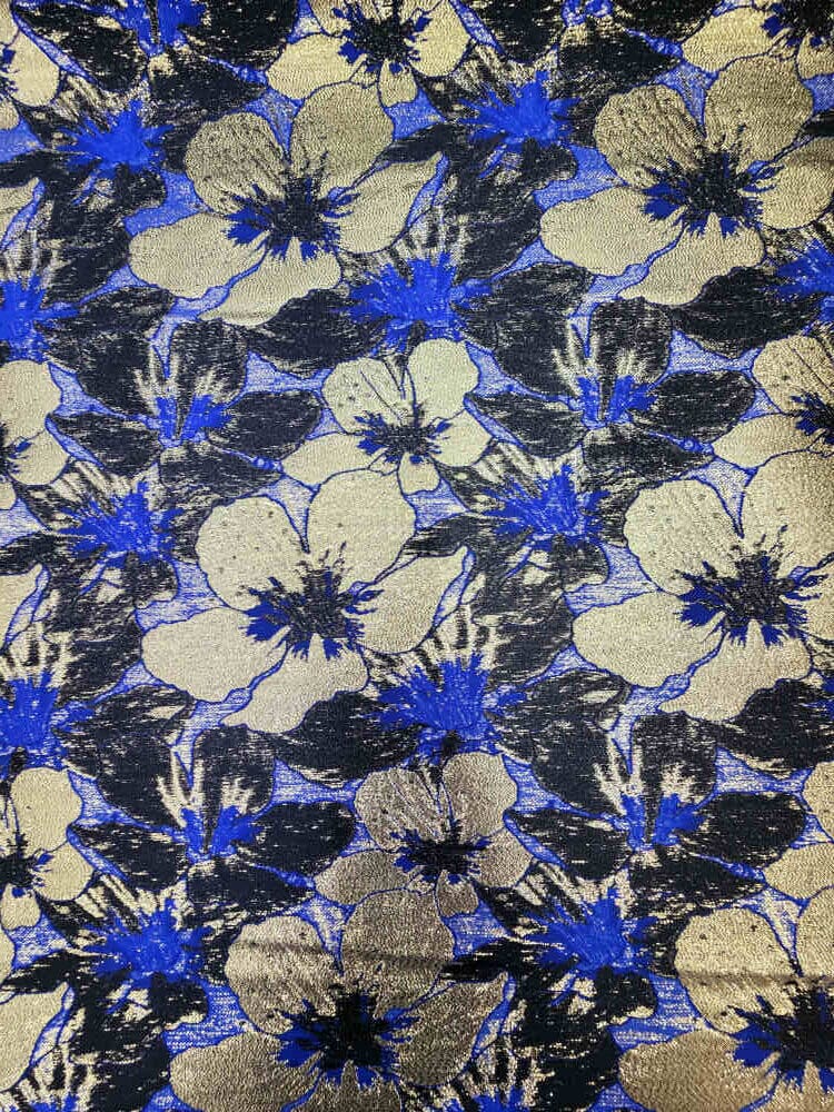 Brocade HL806 – Royal Blue | Curtain Dream