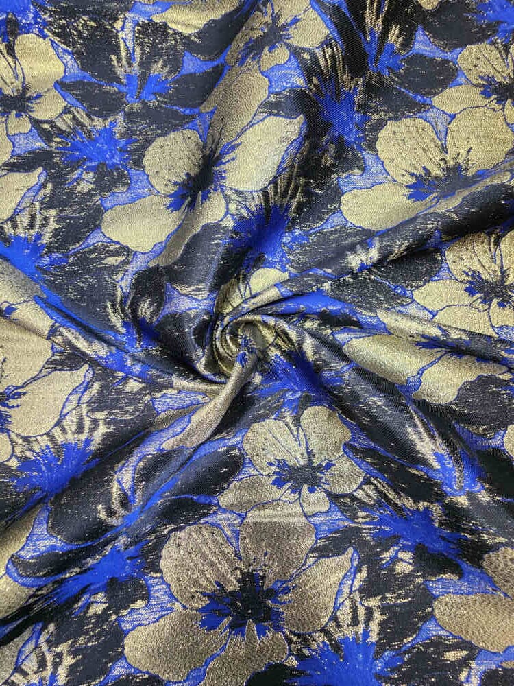 Brocade HL806 – Royal Blue | Curtain Dream
