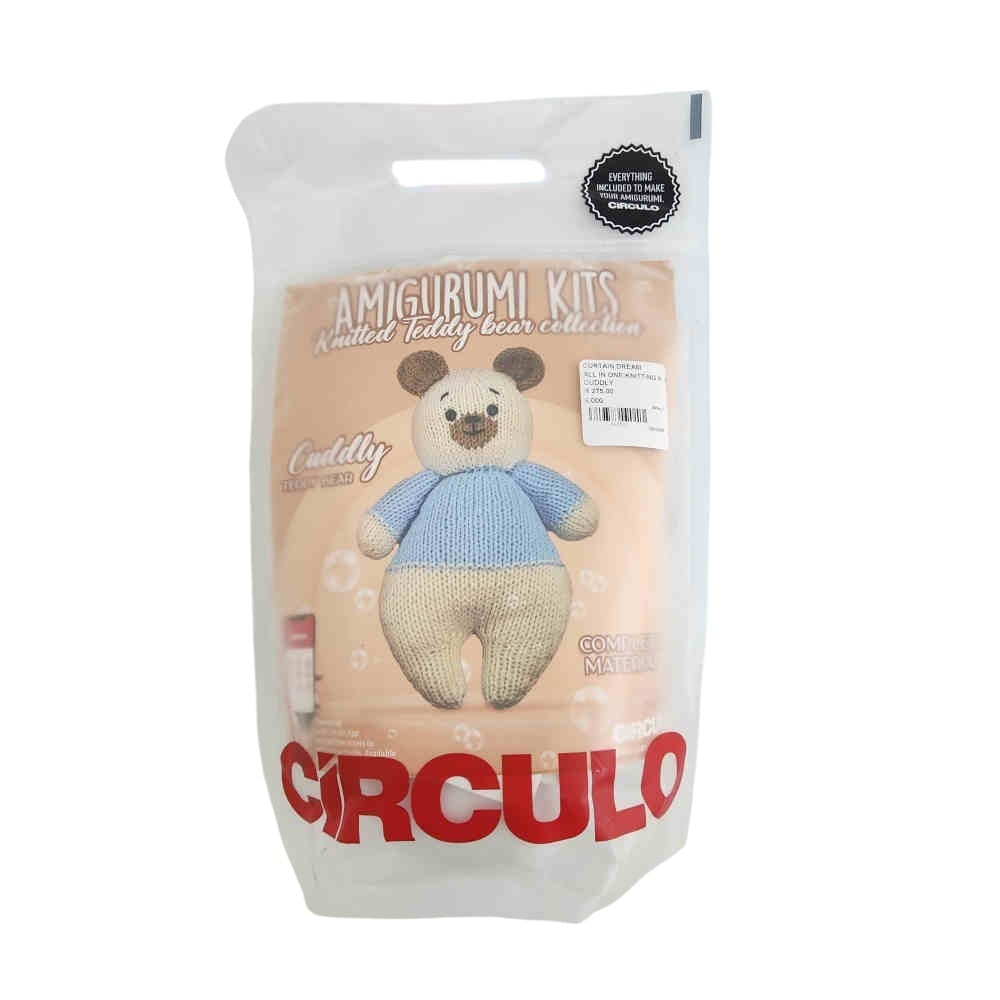 All-In-One Amigurumi Knitting Kit – Cuddly Bear | Curtain Dream