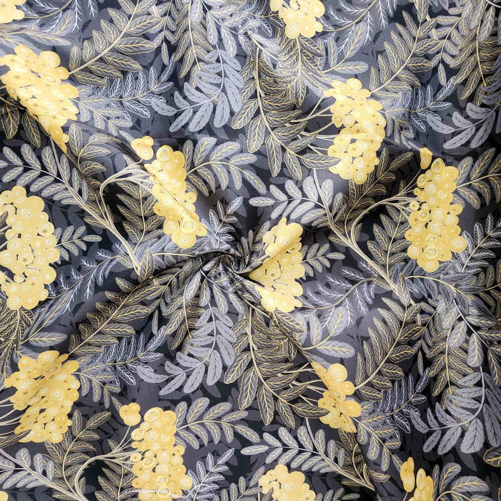 Printed Mini Matt – Melissa – Mustard | Curtain Dream