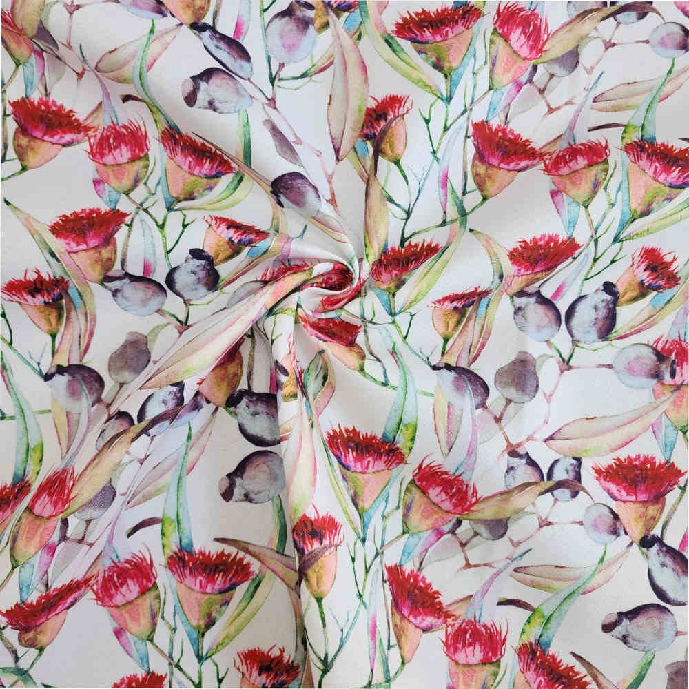 Printed Mini Matt – Bottle Brush – Cerise Pink | Curtain Dream