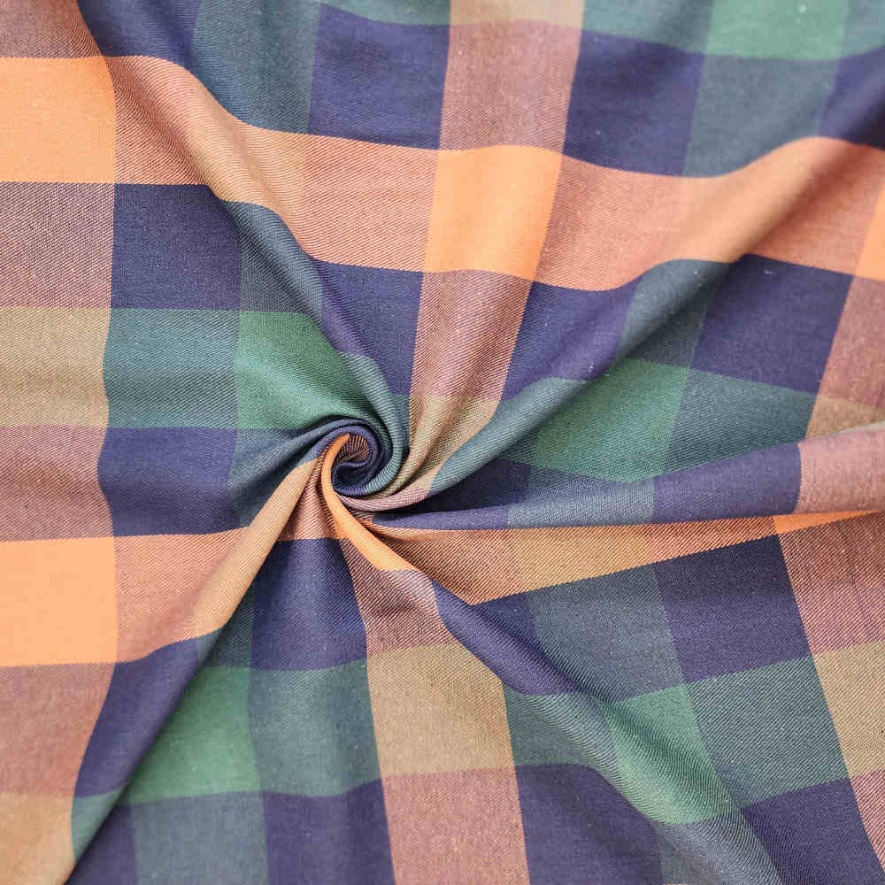 Assorted Winter Checks – Bottle Green | Curtain Dream