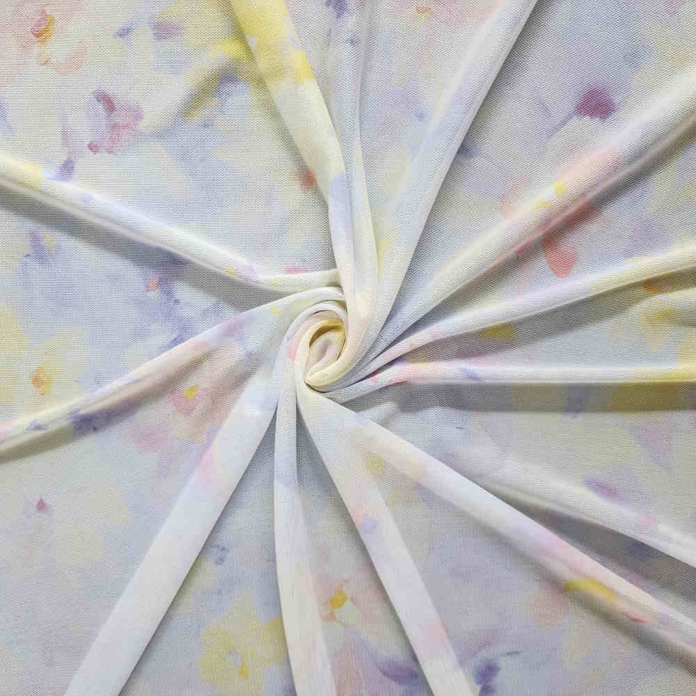 Printed Power Mesh – Floral | Curtain Dream