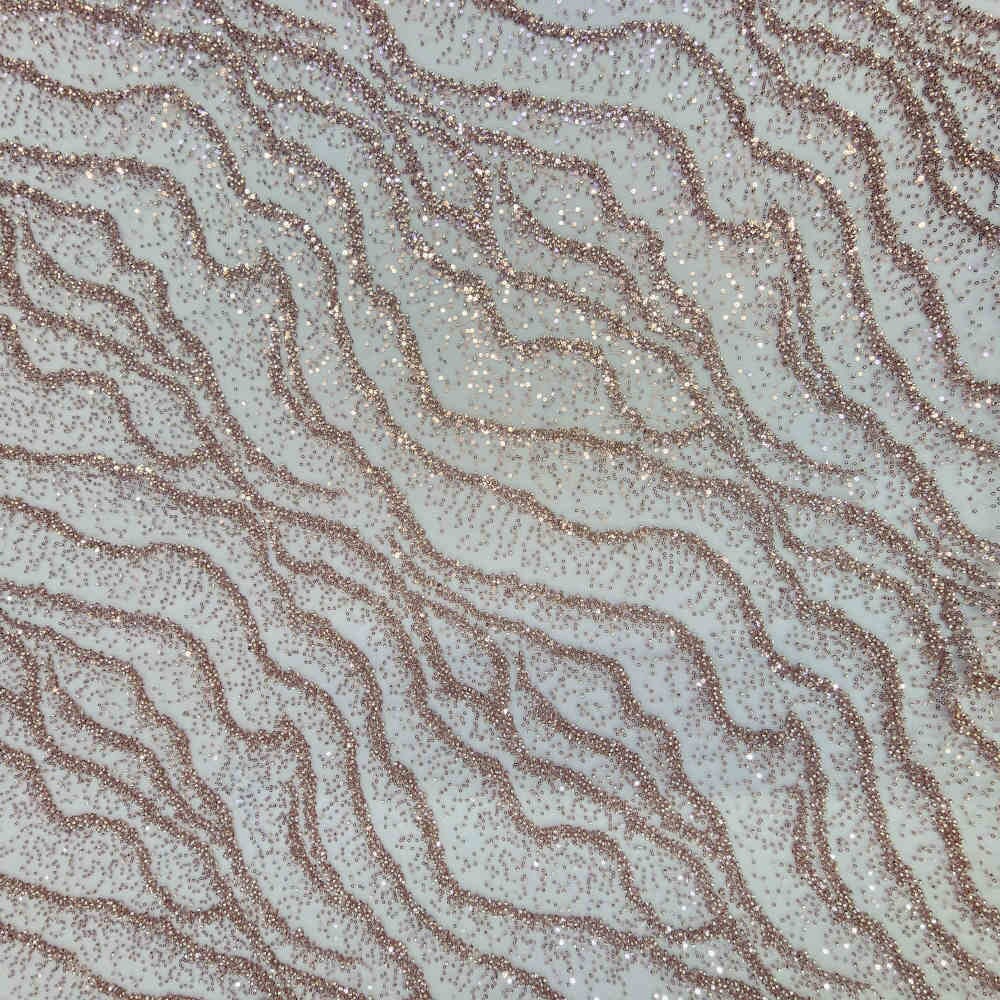 Poppy Evening Tulle – Rose Gold | Curtain Dream