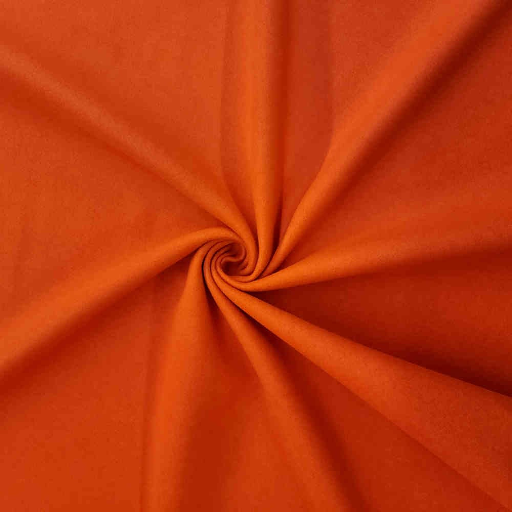 Melton Stretch – Fiery Red | Curtain Dream