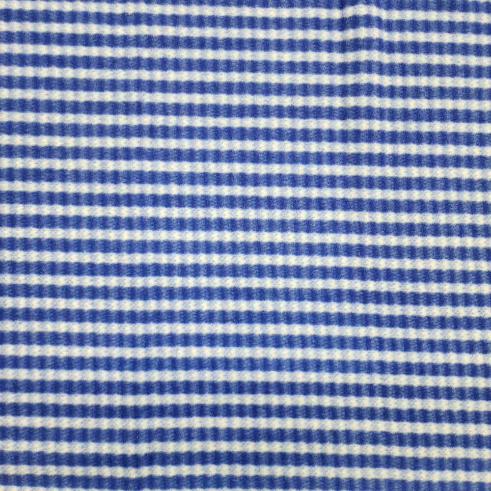 Polar Fleece – Khanga – Paulo – Blue & White | Curtain Dream