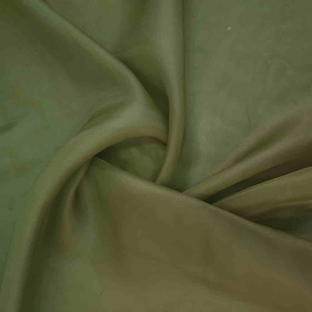 Organdy Satin – Army Green | Curtain Dream